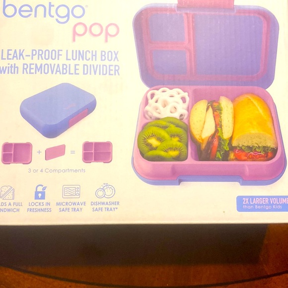 Kitchen | Bentgp Pop Lake Proof Lunchbox With Removable Divider Brand ...